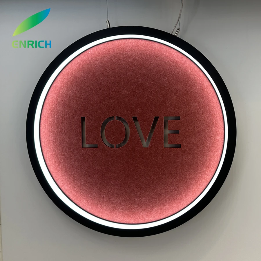 Acoustic Panel LED Circular Pendant Light - UGR