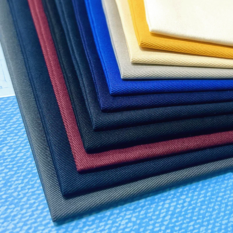 220gsm 100 Cotton Medium Weight Workwear Fabric Antistatic Cotton Twill ...