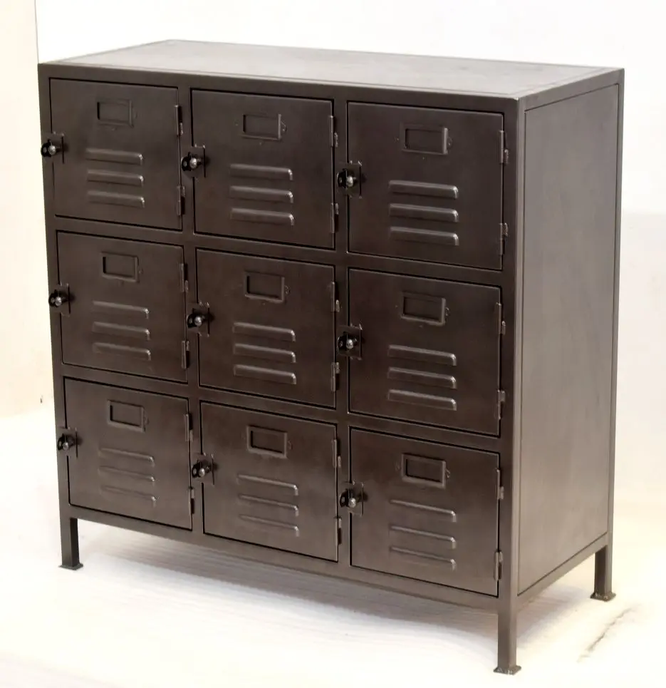 Vintage Industrial Metal Iron Furniture - Multi Drawers