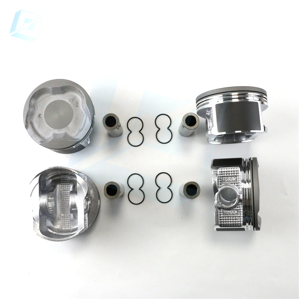 Set of 4pcs Engine Piston Kit for 2TR, 2TRFE Hiace Hilux
