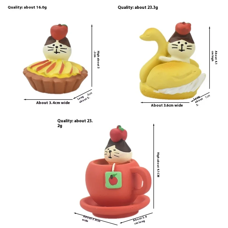 Resincrafts Japanese Style ZAKKA Eco-Friendly Christmas Decorations Cute Santa Claus INS Resin ...