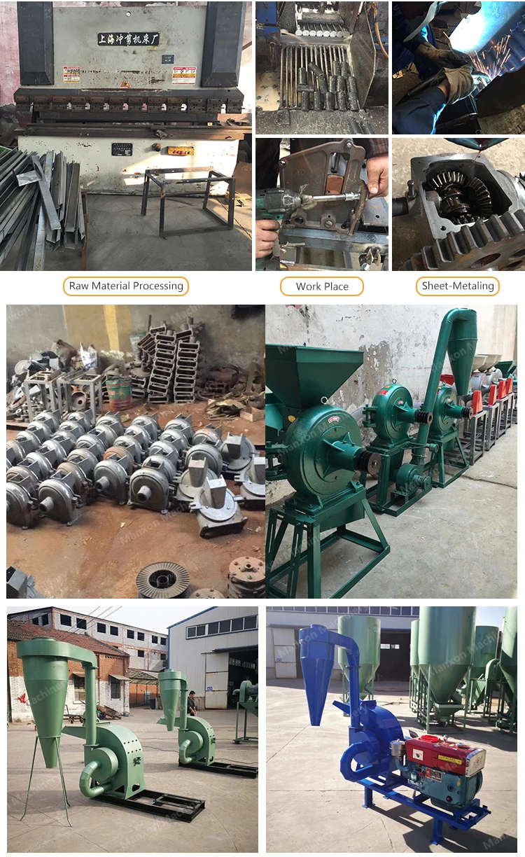 High Productivity Maize Grinding Machine with Electric Power Motor Engine