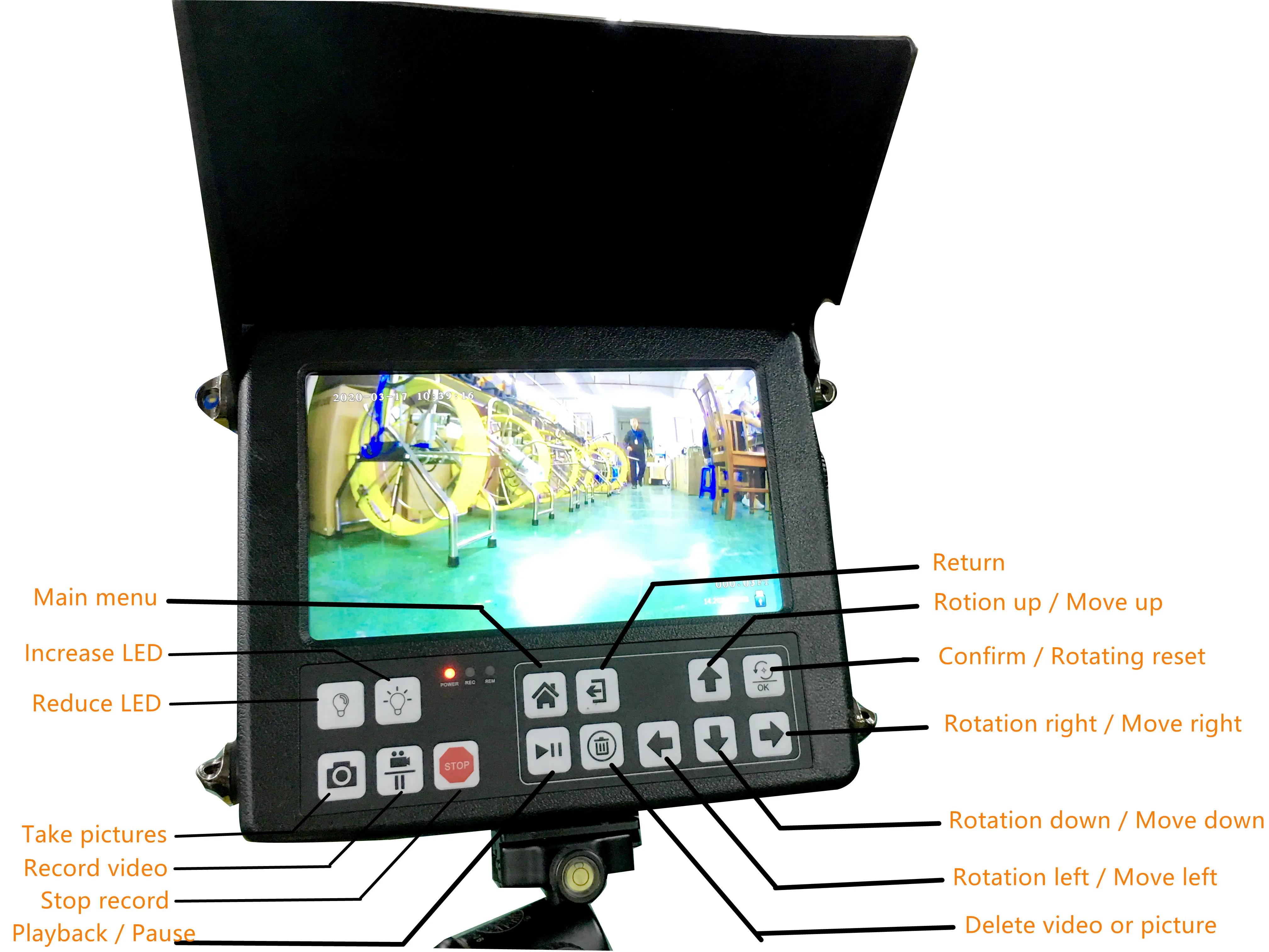 Vicam 360 Degree Borehole Inspection Camera - HD DVR