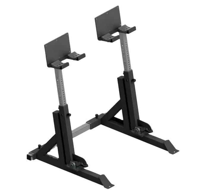 YDYFIT Adjustable Horizontal Dumbbell Spotter Stands
