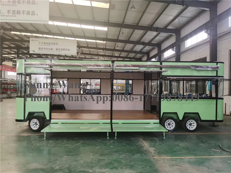 OEM 7m Long Concession Food Cart - Durable & Versatile