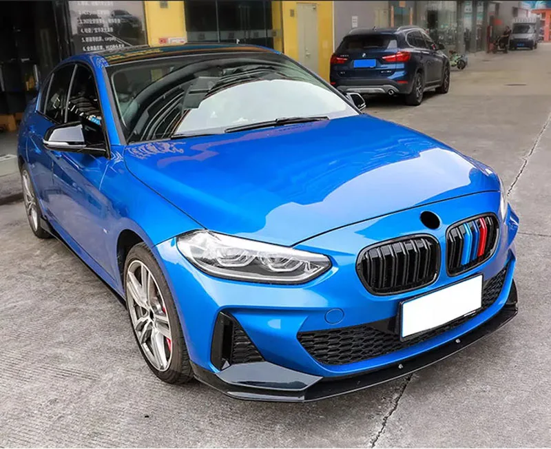 Car Front Bumper Lip for bmw 1 Series F52 M Sport Style Auto Glossy ...