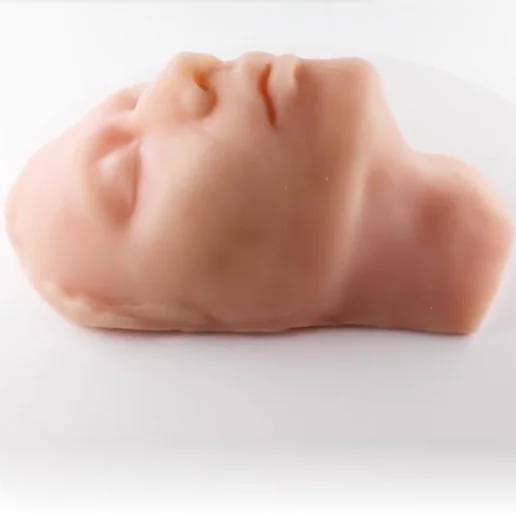 Injection Practice Silicone Head Model Beauty Industry Training Head ...