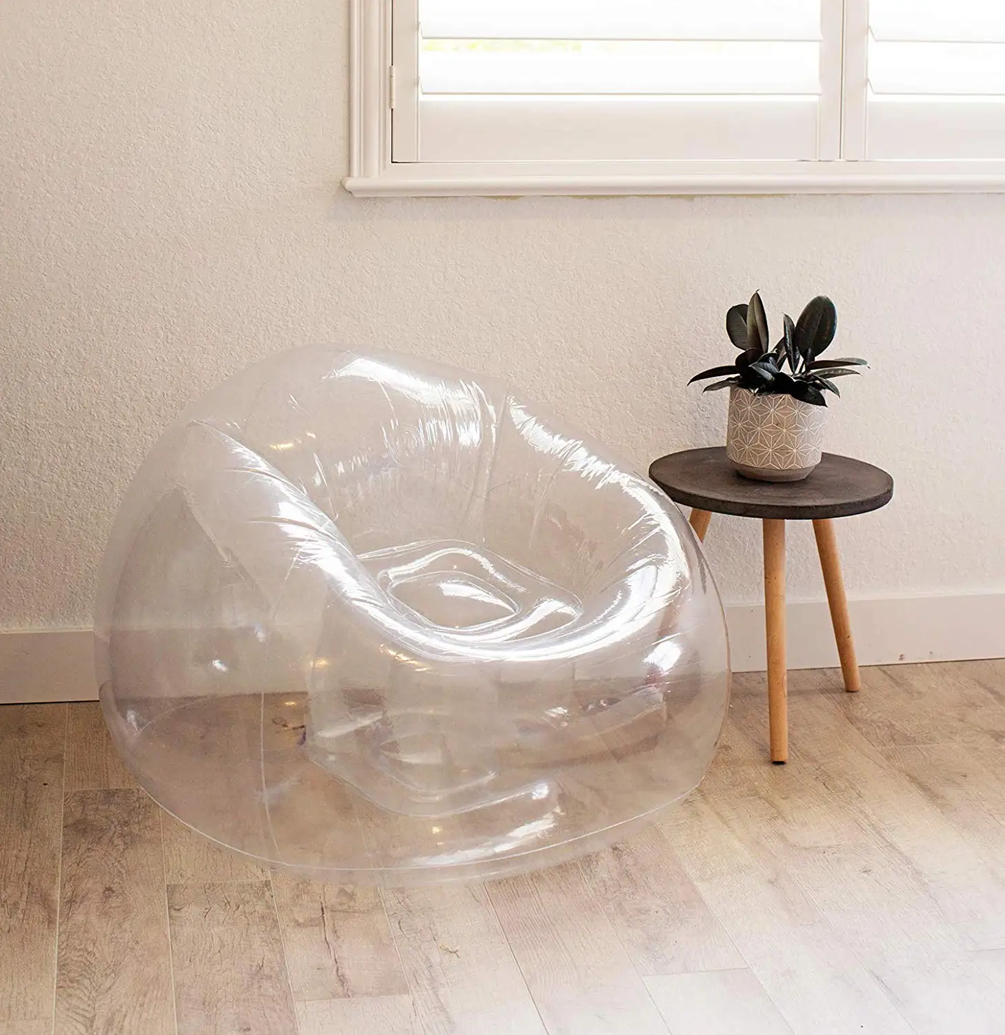 Inflatable Sofa PVC Inflatable Chair for Kids Adult Transparency ...