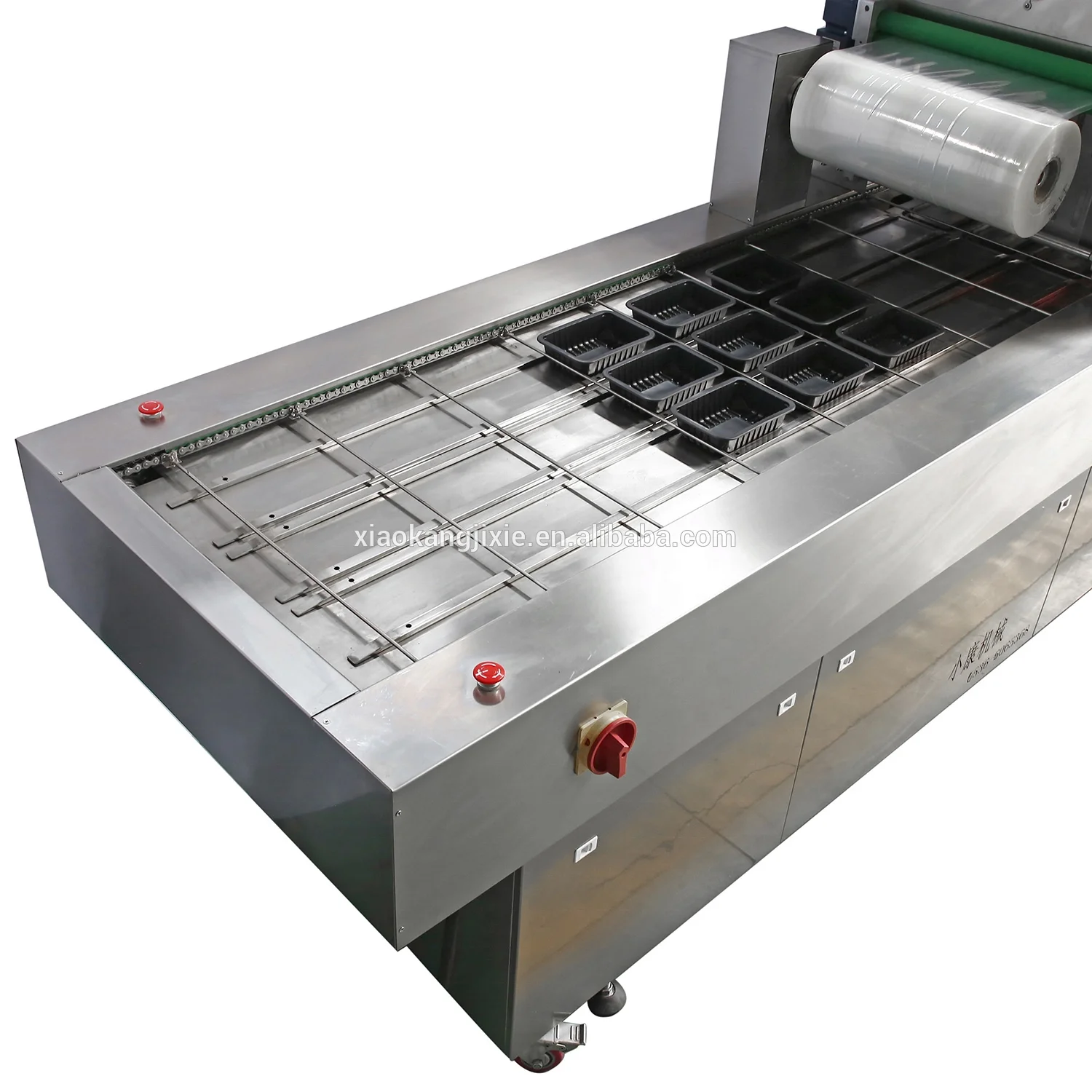 Automatic Continuous Vacuum Map Tray Sealing Machine - Buy Map Fresh ...