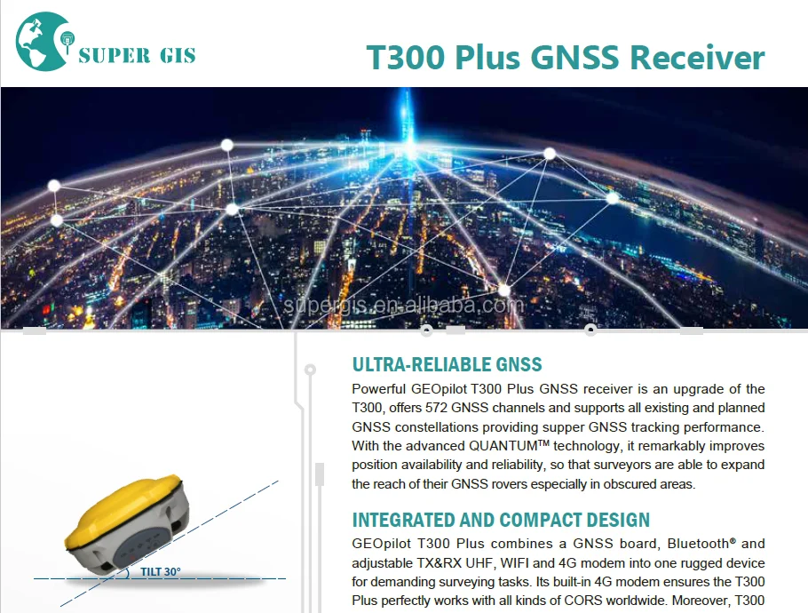 Gnss 수신기 최고 중국 상표 Rtk 장비 플러스 최고 Gis 상표 Geopilot T300 - Buy Comnav Gnss ...
