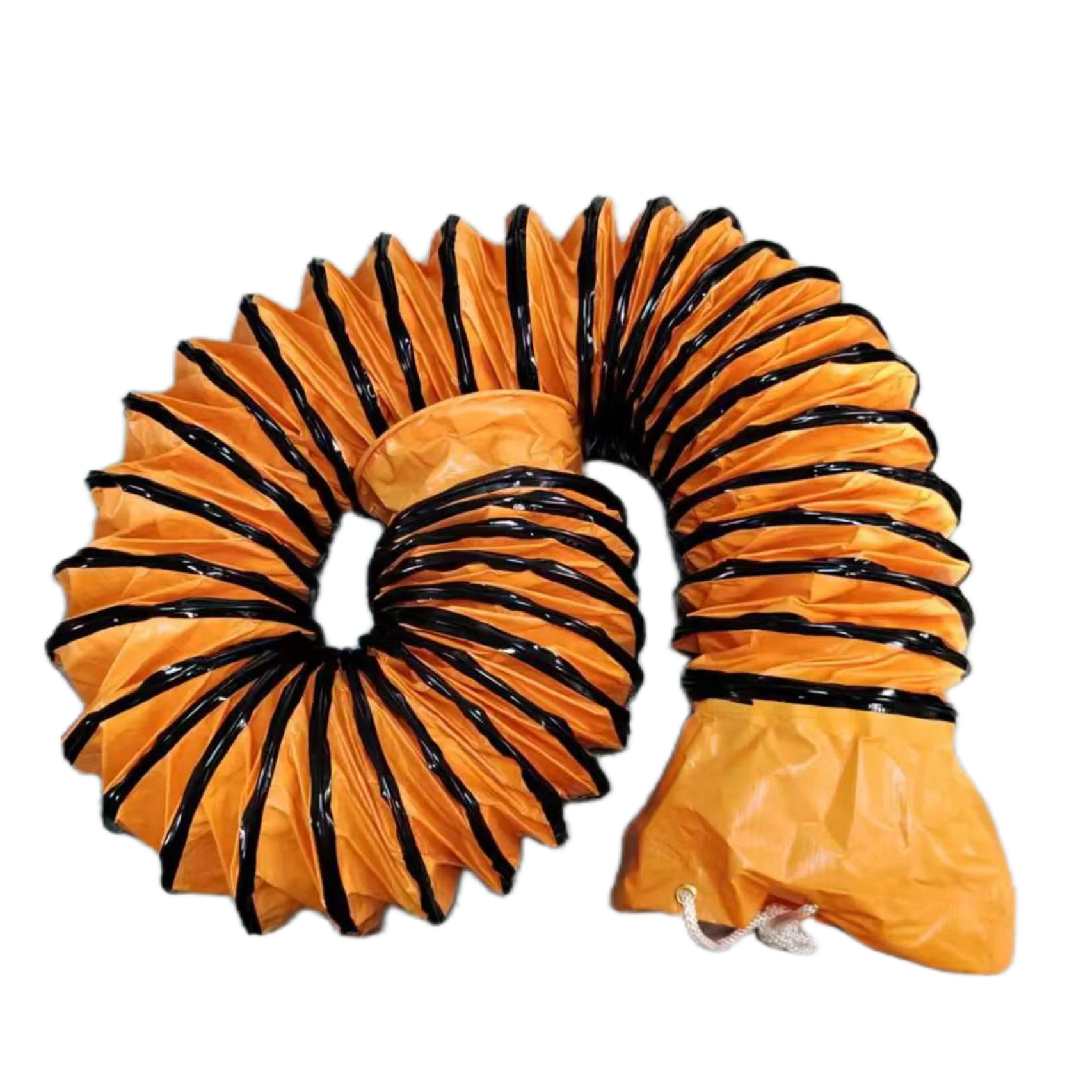 6 Inch Flexible PVC Canvas Duct Hose - Collapsible Ventilation