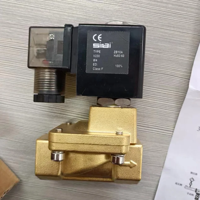 SIRAI(ASCO) Soneloid Valve L182B01-ZB10A - 24VDC General Purpose