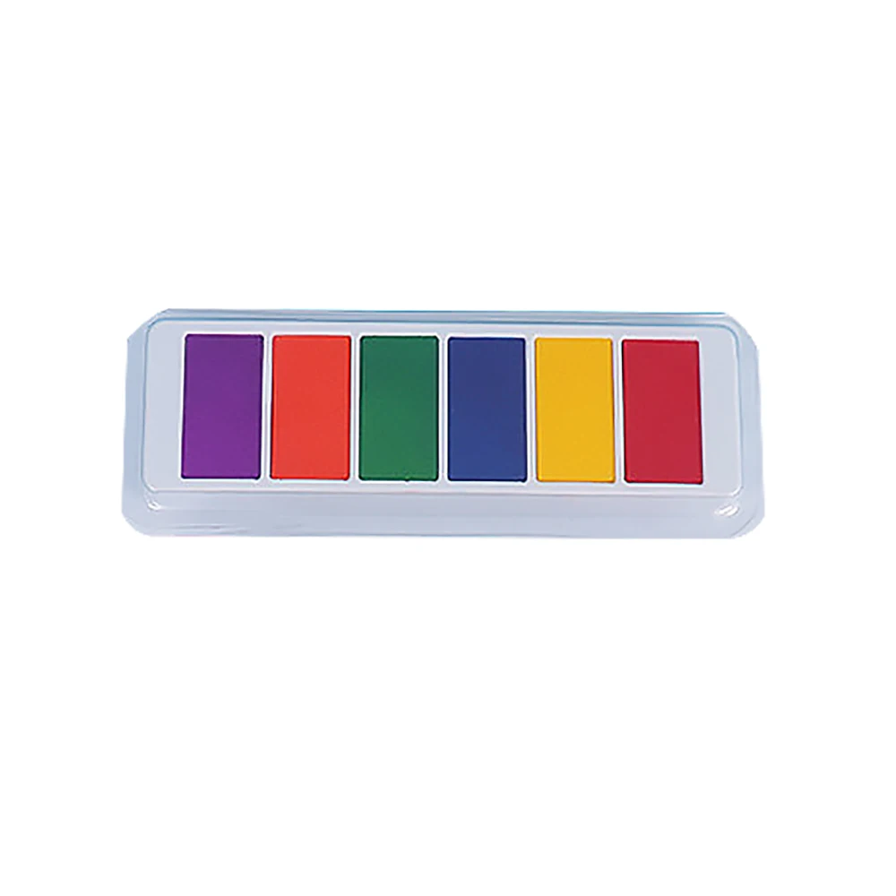 Colorful Finger Painting Personal Hand Stamp Ink Pads Inkpad Baby ...