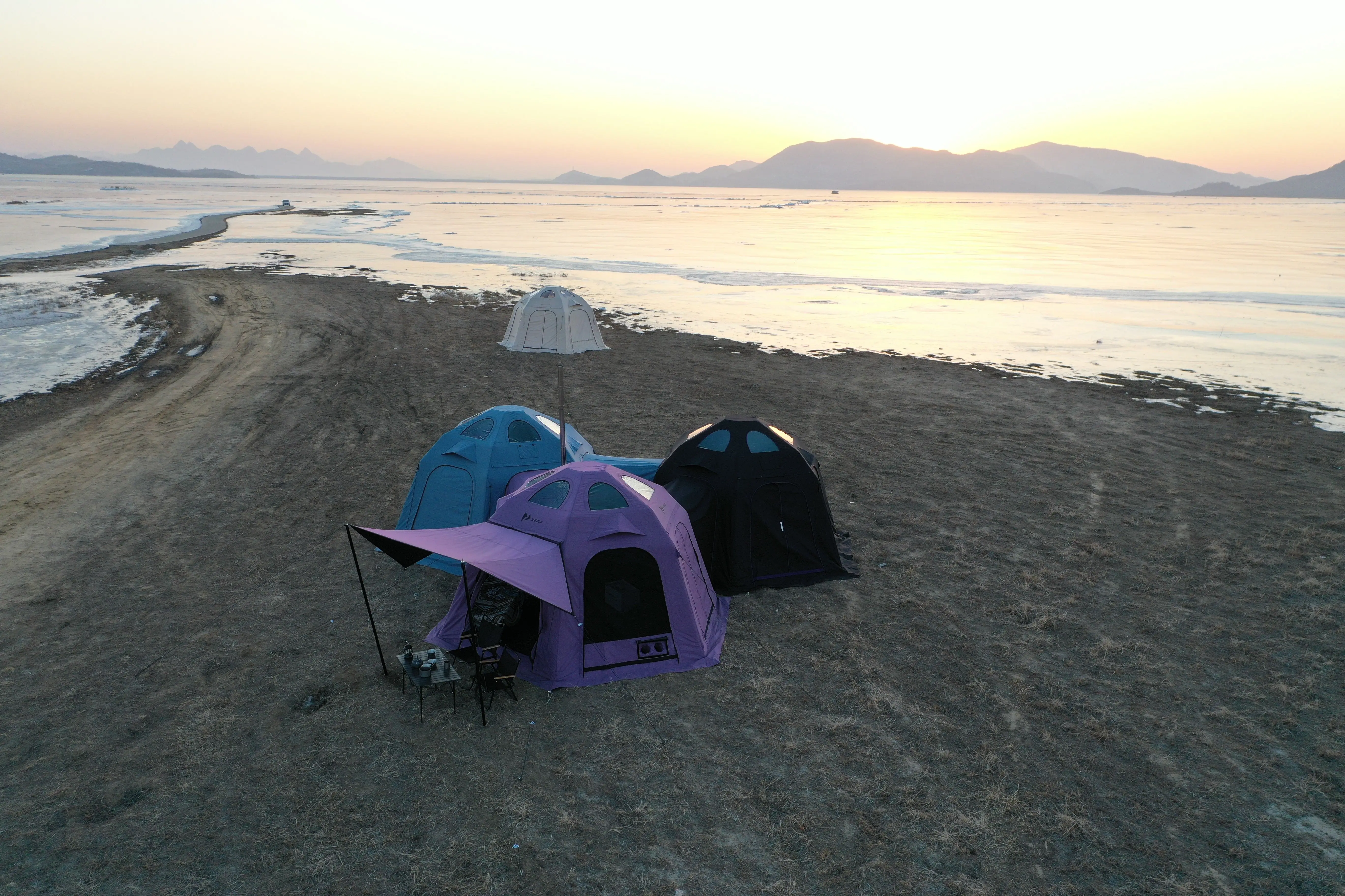 Luxurious Bubble Inflatable Dome Tent PVC Camping - 15㎡