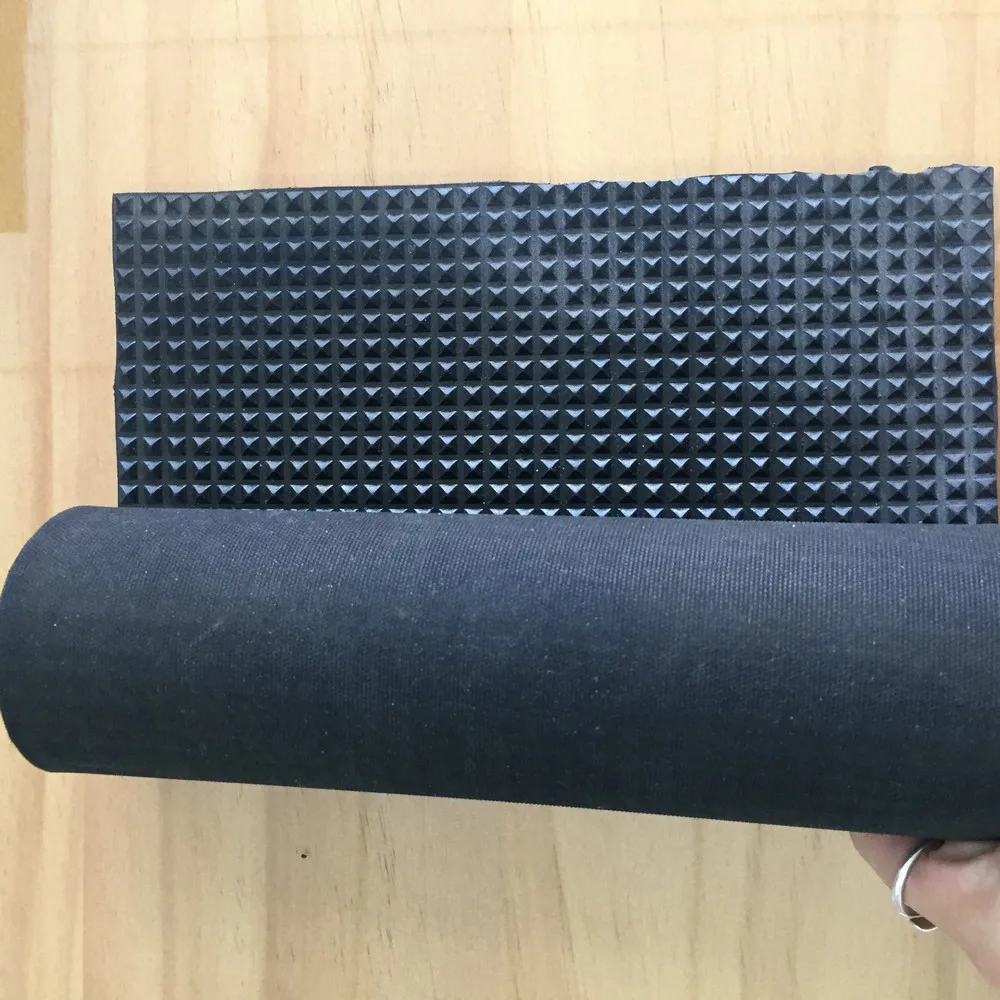 Nbr Sbr Cr Epdm Pyramid Pattern Rubber Sheets - Durable & Anti-slip