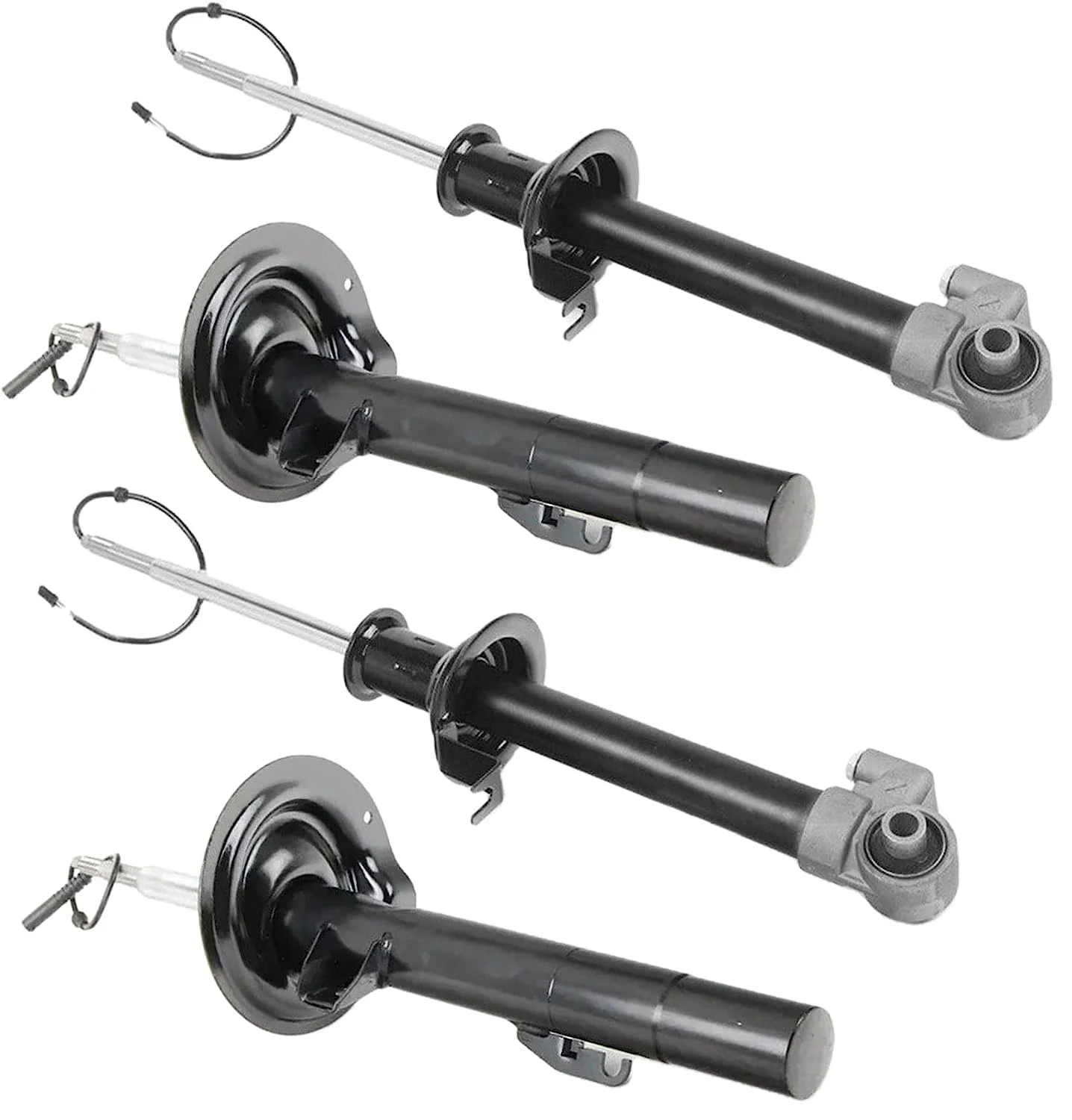 Set of 4Pcs Front Rear Shock Absorbers Dampers W/EDC for BMW E38 740i ...