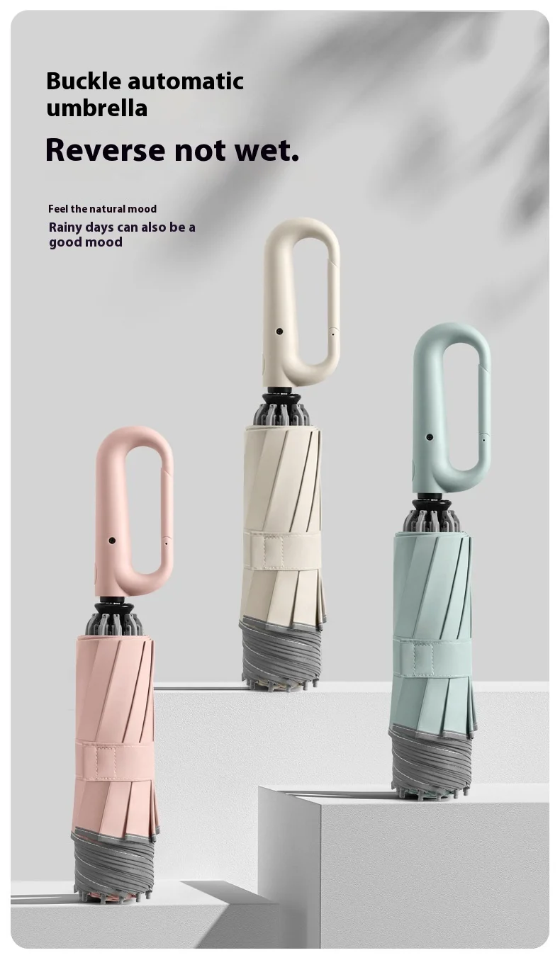 Wholesale ODM Automatic Umbrella with Reinforced Ring Buckle