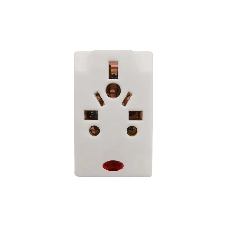 Universal 3 Round Pin 5amp Plug Adapter - Travel Easy