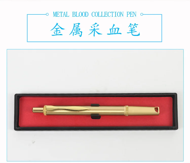 Blood Lancet Pen Acupuncture Pin Lancing Device Single Needles Copper ...