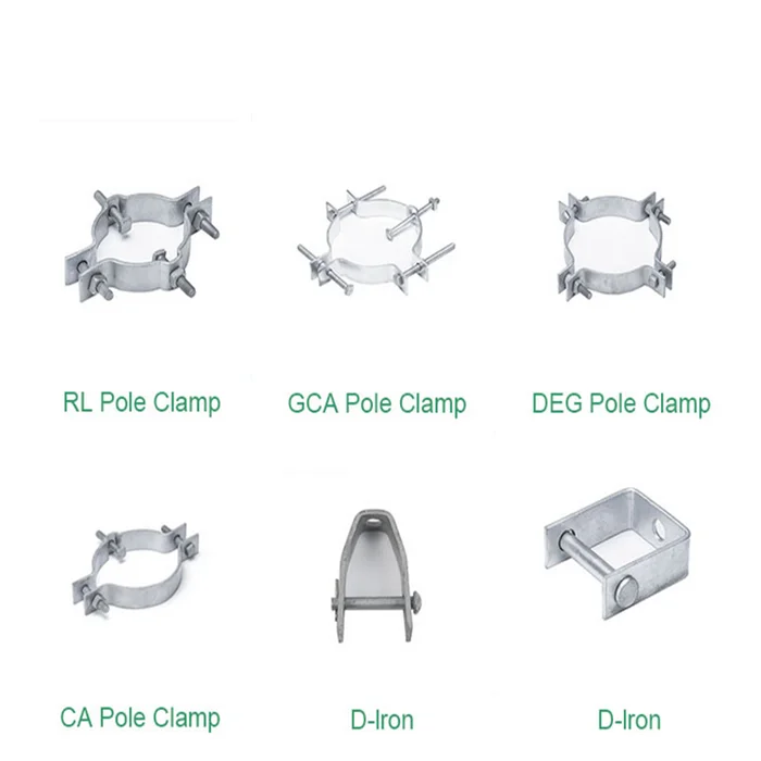 Concrete Pole Clamp Line Hardware Accessories GCA CA DEG RL
