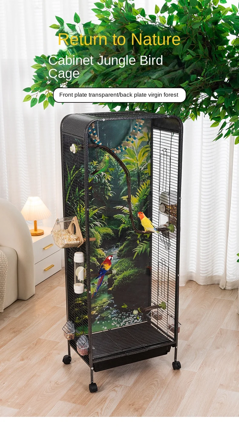 Xuanfeng Large-Scale Transparent Ecological Birdcage Cabinet-Style ...