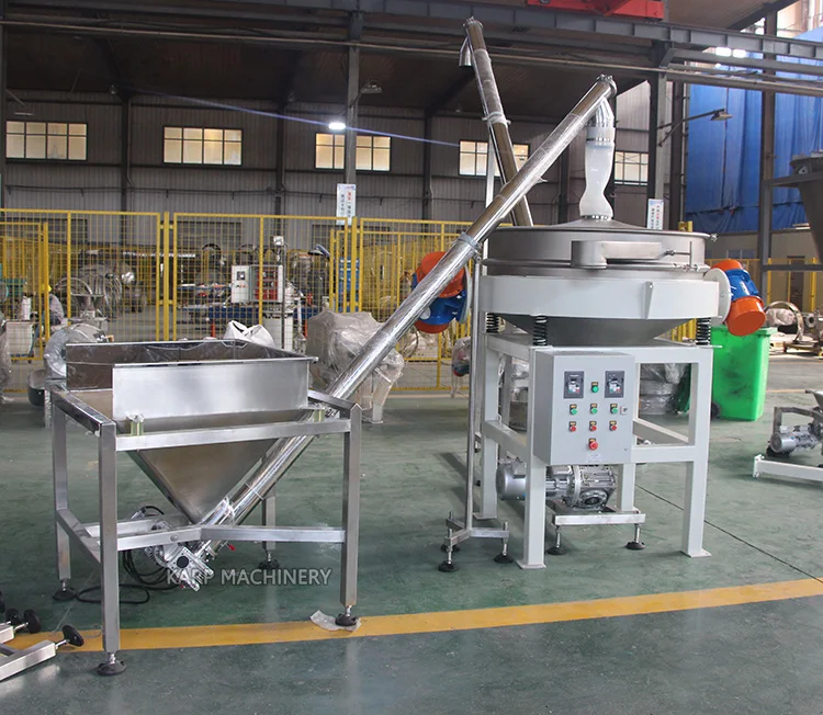 Stainless Steel Sugar Powder Screw Conveyor With Hopper - Buy Sugar ...