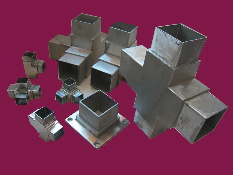 Metal Square Tube Connectors For Verandas Building - Buy Square Steel ...
