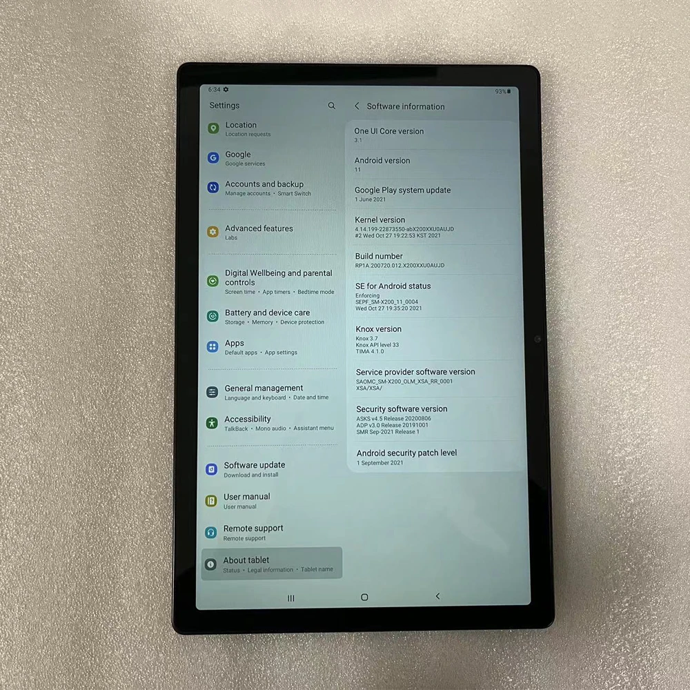 Original for Samsung Tab A8 10.5 2021 X200 Used Tablet PC 64GB WiFi ...