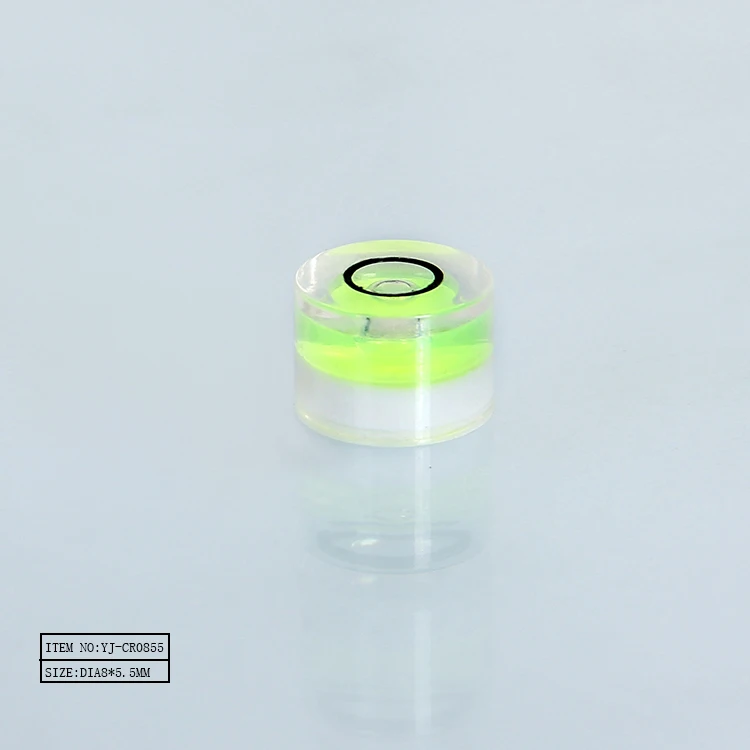 Yj-cr0855 Small Spirit Round Bubble Level Vials - Buy Level Vials,Round ...