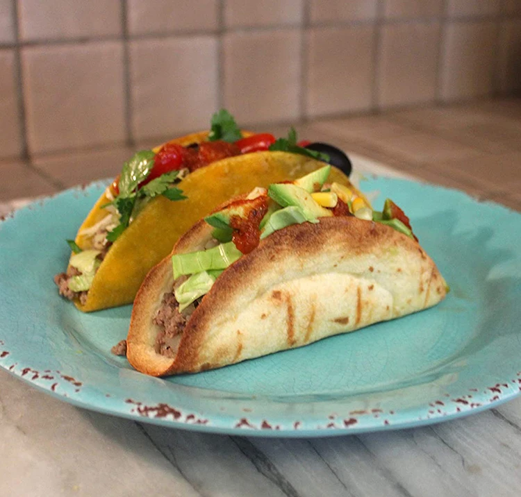 Cookmate Make Perfect Flat Bottom Taco Shells For Baking Or Frying ...