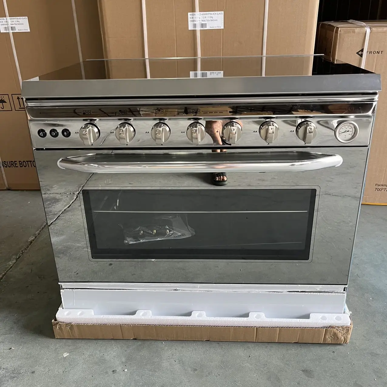 Sunbeam Gas Stove - 6 Burner Cooker with Oven & Grill