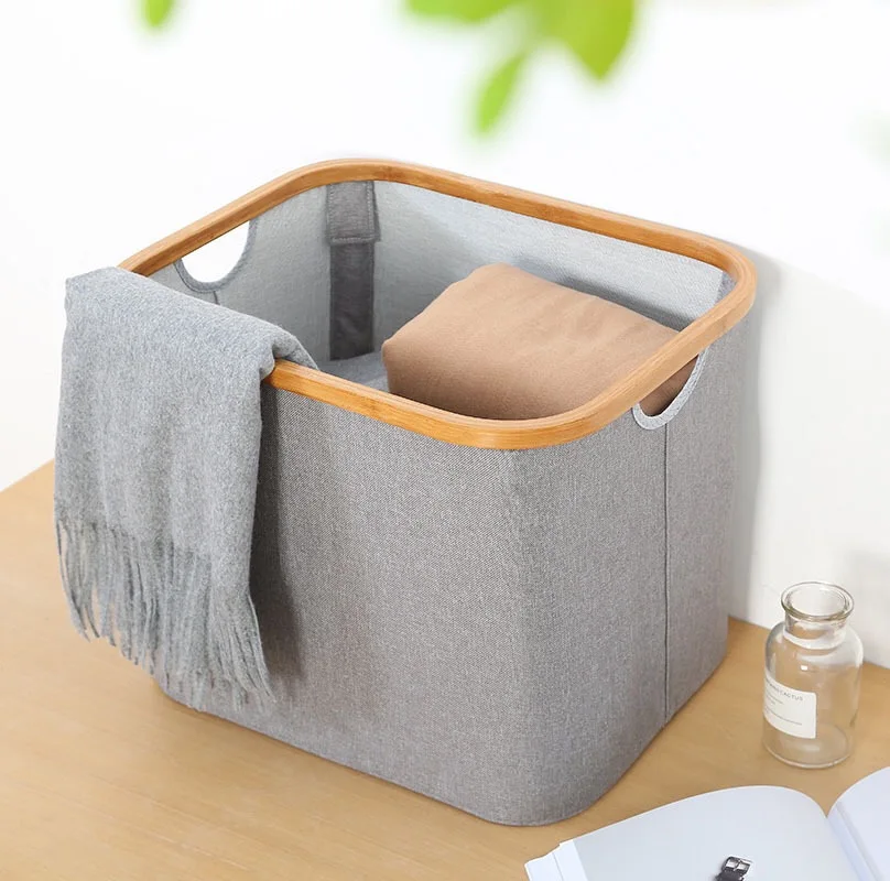 Bamboo Frame Laundry Basket Collapsible Laundry Hamper - Buy Bamboo ...