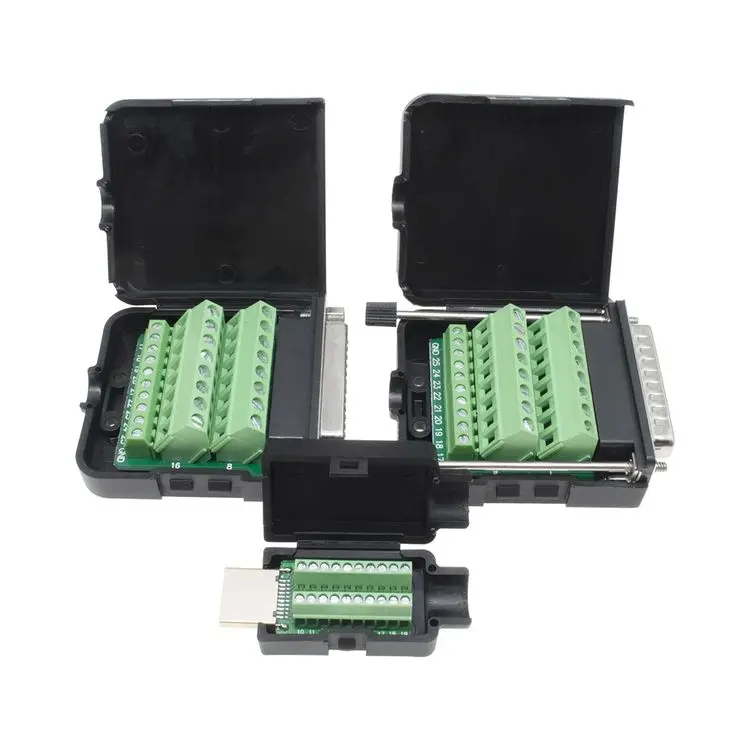 High Quality DB25 D-SUB 25pin Breakout Board connector Female Nut type ...