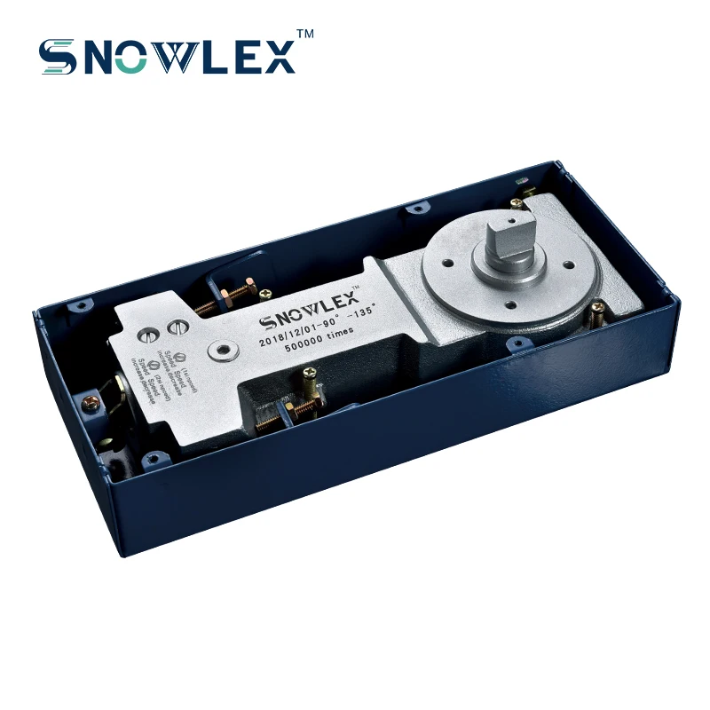 S-830 Stainless Steel Glass Floor Spring Hydraulic Two Speed Heavy Duty ...