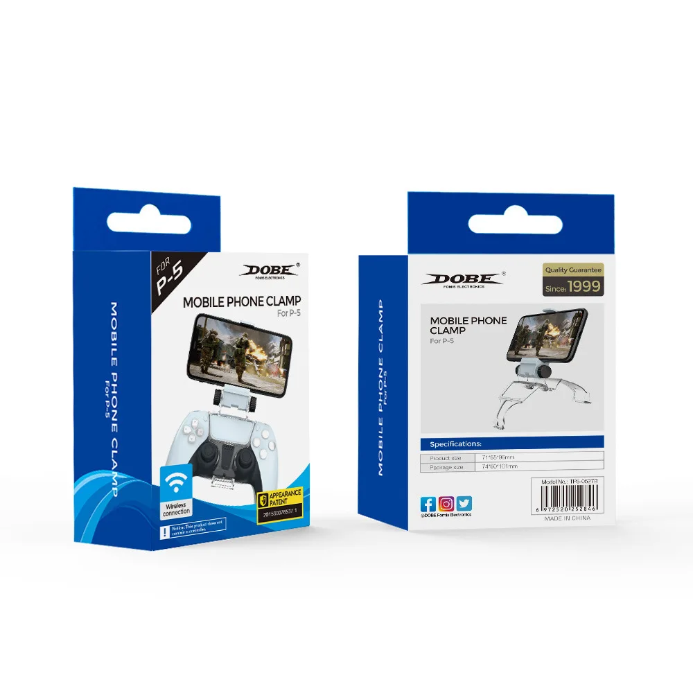 Handle Cell Phone Holder for PS5 Adjuster Controller Handle Grip PS5 ...