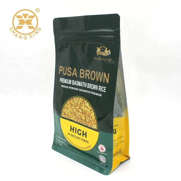 Professional Rice Bag Manufacturer Sell Reusable Stand Up Pouch Zip ...