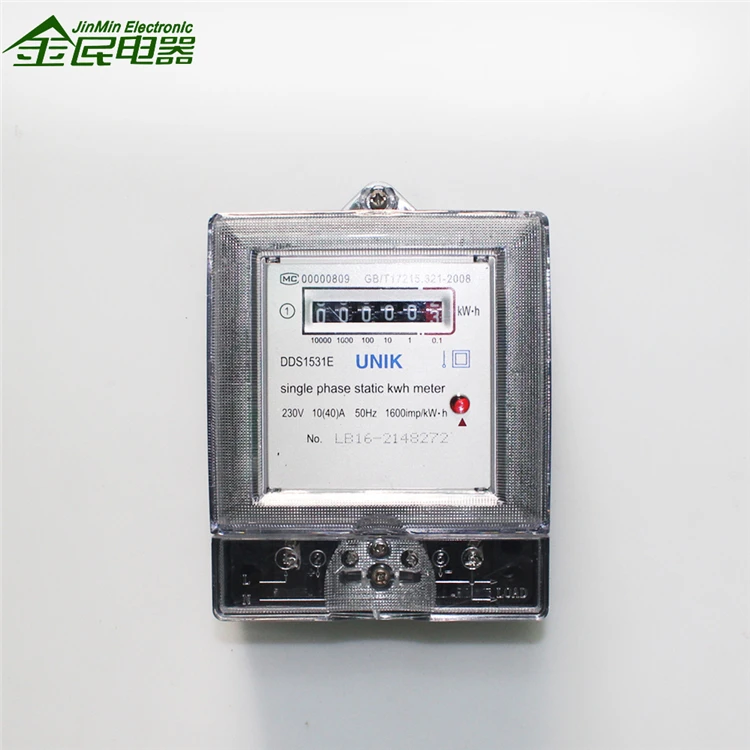 Smart Electric Meter 1600imp/kWh 220V 50Hz CE Certified Single Phase ...