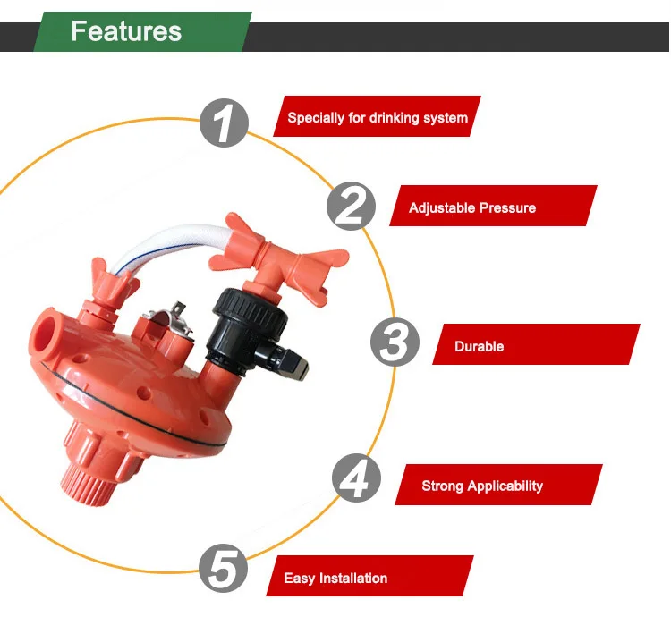 Iherdsman Chicken Layer Cage Pressure Reducing Regulator Valve