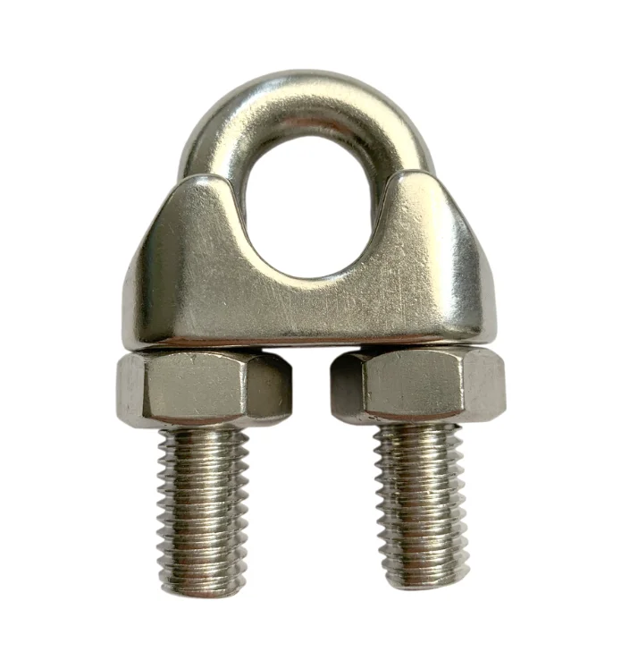 DIN 741 Stainless Steel Drop Forged Wire Rope Clamp U Bolt Wire Rope ...