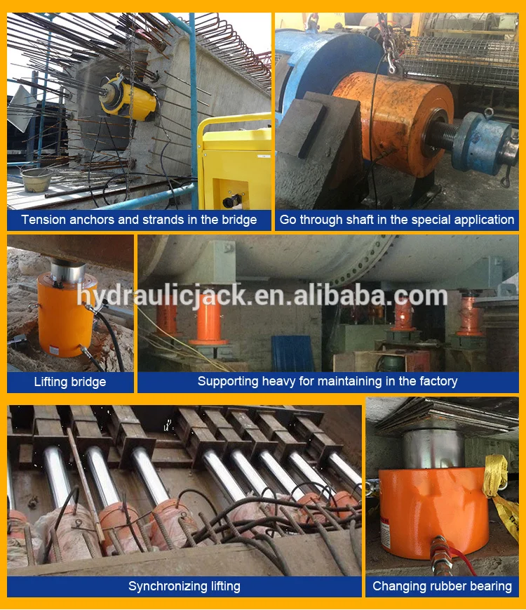 Double Acting Hydraulic Flange Steel With Flanges For Hydraulic Jack ...