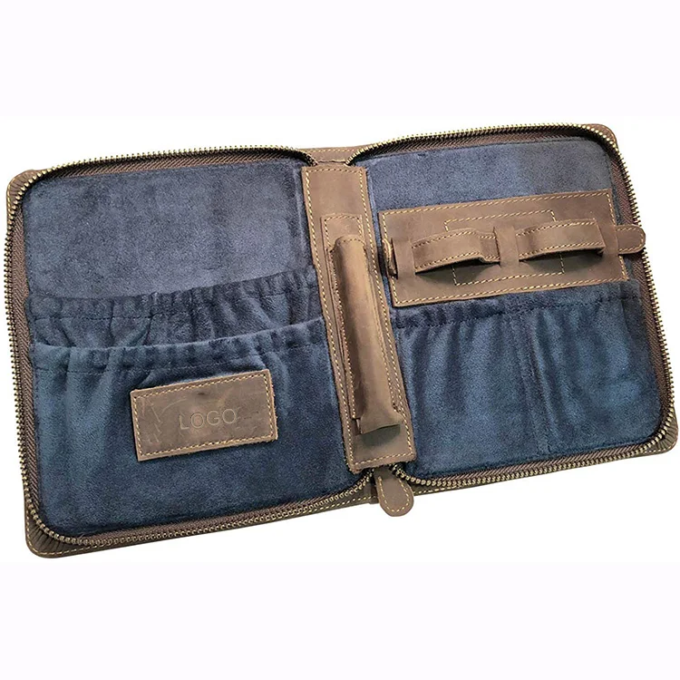 Custom Handmade Premium Leather Watch Travel Pouch Genuine Leather ...