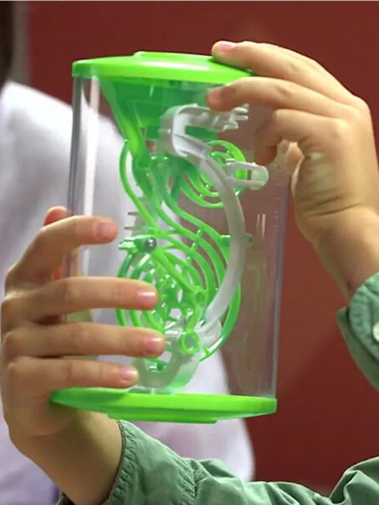 Children Brain Game Educational Plastic Puzzle 3d Labyrinth Ball Maze ...