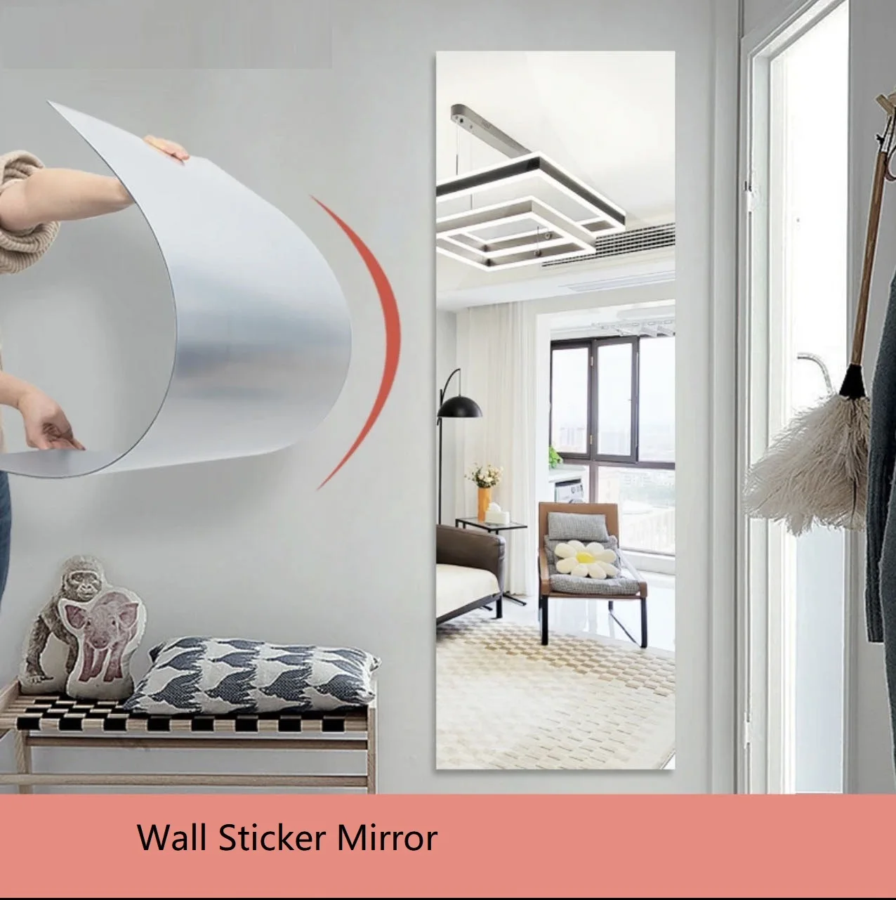 Acrylic Soft Mirror - Elegant Wall Decor for Home & Hotel