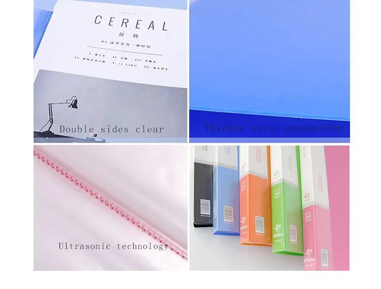 Multi Pages 40 Pockets Clear Display Book - Buy Clear Book,Files Clear ...