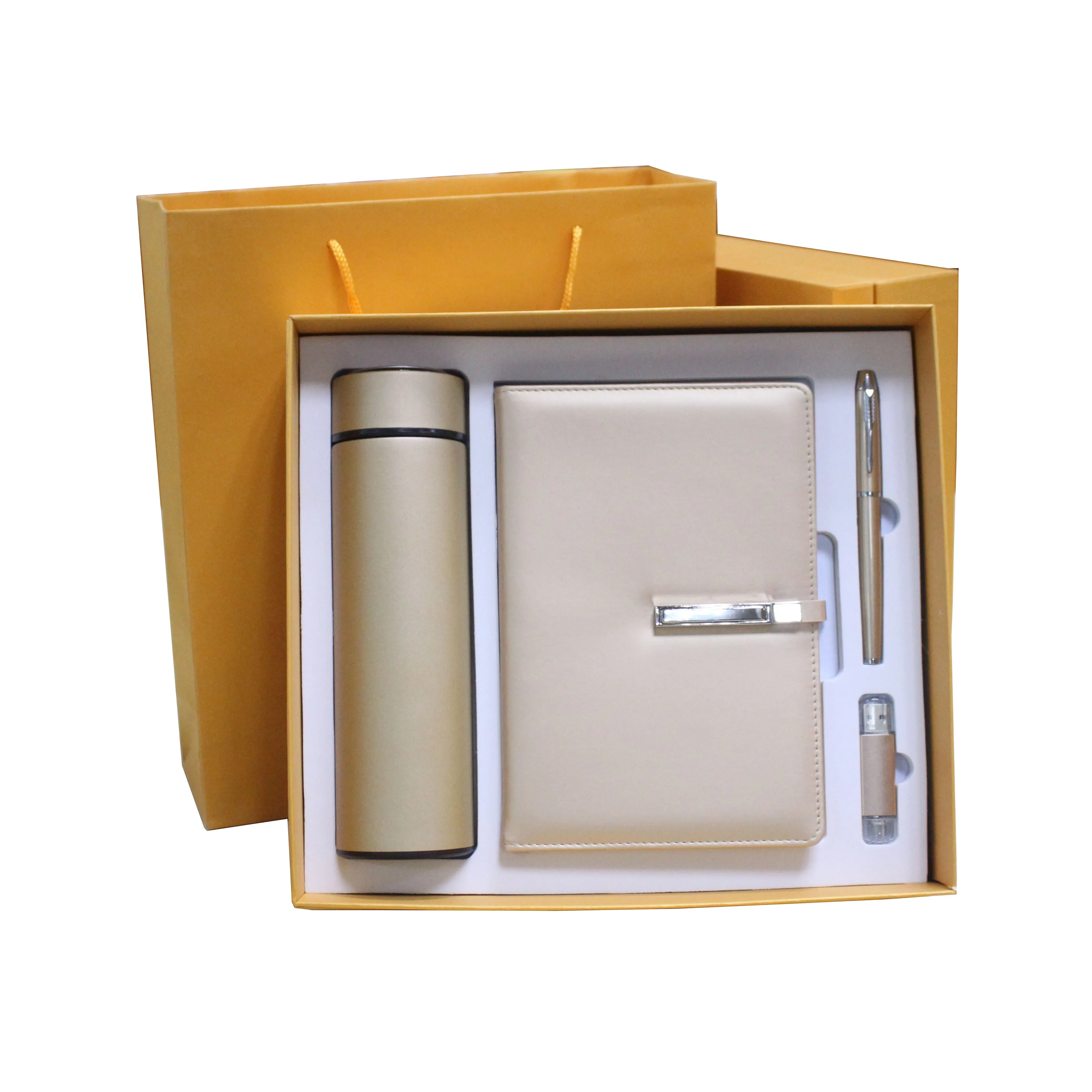 Custom Made Gift Set VIPPen USB Thermos Mug Notebook Gift Set Luxury ...