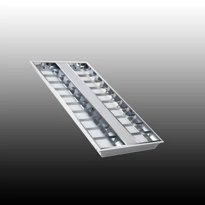 Modern Office 60x60 Louver Recessed Troffer LED Light Fixture
