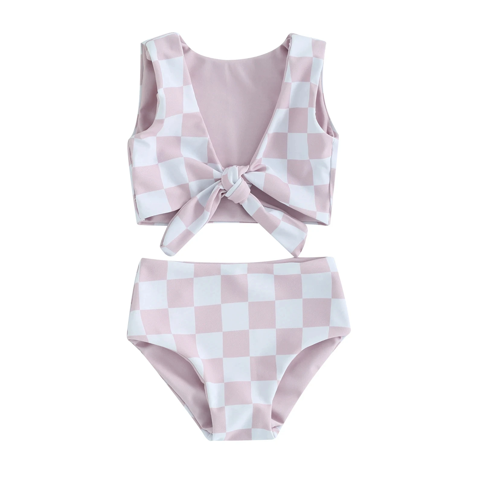 Girl Checkered Swimwear - Fun & Functional Bathing Suits