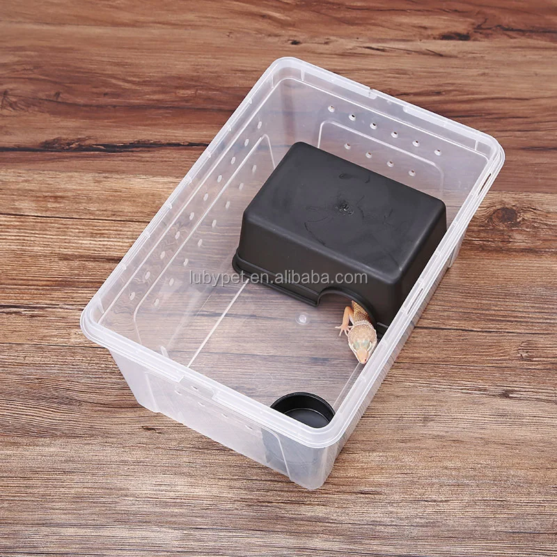 Eco-friendly Gecko Hide Plastic Box - Mini Reptile Cave
