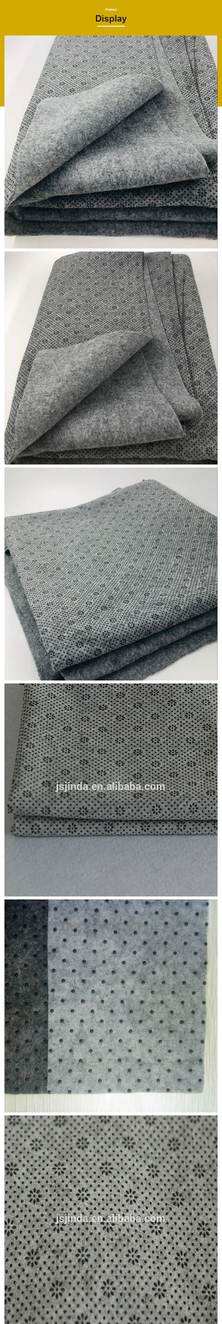 Dotted Pvc Dots Backing Non Woven Anti Slip Non Woven Backing Fabric ...