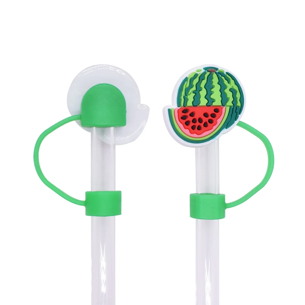 10mm Cowgirls Straw Topper Charms Cartoon Fruits Straw Charms For ...